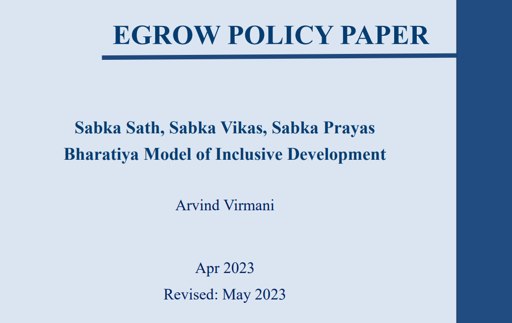 Sabka Sath, Sabka Vikas, Sabka Prayas: Bharatiya Model of Inclusive ...